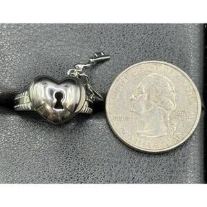 Unbranded | Jewelry | New Condition Sterling Silver Heart Locket Key ...